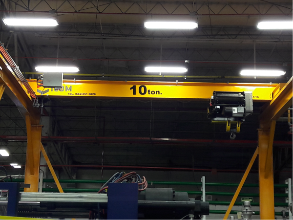 ¿Cómo funcionan las grúas viajeras? Descubre sus elementos principales